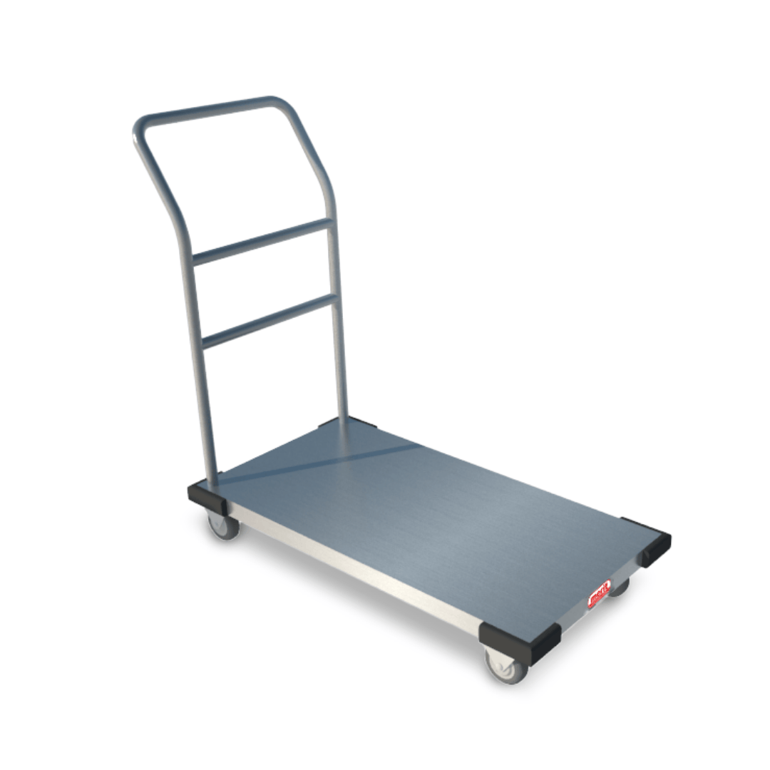 Stainless Steel Utility Cart, 1 Layer, 900mmL - Merit Stainless Steel